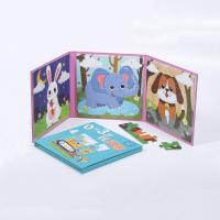 China Portable Magnetic Childrens Jigsaw Puzzles Foldable Book for sale