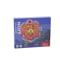 China Personalized Rectangular Christmas Puzzles 500 Pieces Full Color Printing for sale
