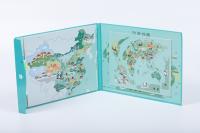 China Customized World Magnetic Map Puzzle Jigsaw Block For Kids for sale