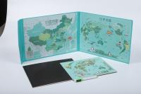 China Customized World Magnetic Map Puzzle Jigsaw Block For Kids for sale
