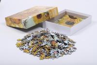 China Full Color Custom Printed Puzzles Jigsaw Christmas Animal Theme 500pc for sale