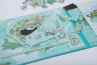 China Bokesi Childrens Educational Jigsaw Puzzle Artboard Block for sale