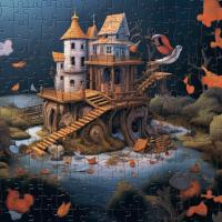 China Educational Jigsaw Puzzle Family Activity With Educational Twist On Transportation for sale