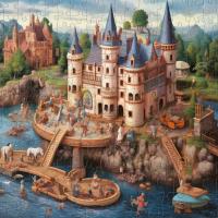 China Educational Jigsaw Puzzle Family Activity With Educational Twist On Transportation for sale