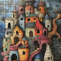 China Educational Jigsaw Puzzle Family Activity With Educational Twist On Transportation for sale