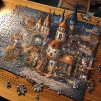 China Educational Jigsaw Puzzle Family Activity With Educational Twist On Transportation for sale