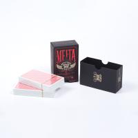 China Custom Square Matte Finish Playing Cards With Colored Edges for sale