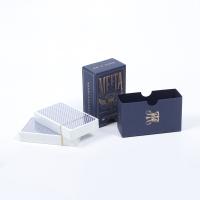 China Custom Square Matte Finish Playing Cards With Colored Edges for sale