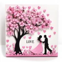 China Various Themes Paper Artistic Valentine's Day Couples Greeting Cards Made of Paper for sale