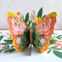 China 3D Birthday Cake Shaped Exquisite Various Designs for Modern Creative Greeting Cards Creative and Modern for sale