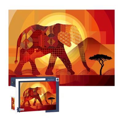 China 1000-Piece Custom Printed Educational Jigsaw Puzzle for sale