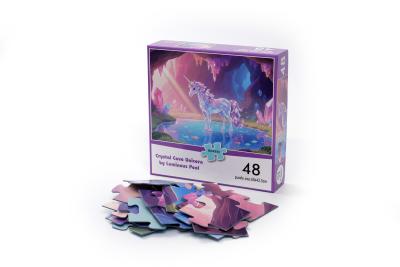China Colorful & Whimsical Cartoon Jigsaw Puzzle - 48Pcs Joy for Kids & Adults (Customizable Design) for sale