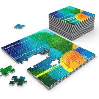 China 500 Pieces Custom Printed Puzzles Various Sizes Playing Function Ideal for Corporate Training and Motivational Programs for sale