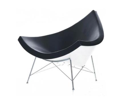 China Hot sale scandinavia design fiberglass leather coconut chair reception chairs for sale