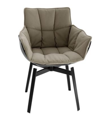 China Modern latest fiberglass Leisure Bar Husk Dining Chair office Arm Chair for sale