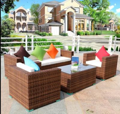 China Hot Patio sofa sets design Outdoor garden PE Rattan wicker Furniture for sale