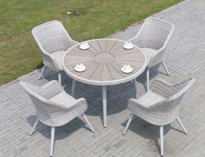 China Hot Sales PE Rattan Aluminium chairs and table Hotel Outdoor Garden Patio chair for sale