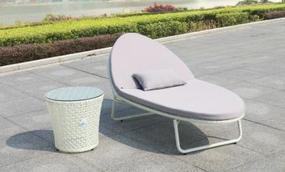 China Leisure Aluminium PE Rattan Lounge chairs Outdoor Garden patio Beach chair for sale