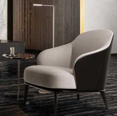 China Modern Simple Recreational Sofa Chair Single-seat Negotiation Chair Designer Classic Furniture Leslie armchair for sale