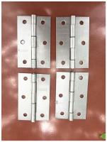 China Unpolished Entry Metal Door Hinges Brass Plated Nickel Plated Light Weight for sale