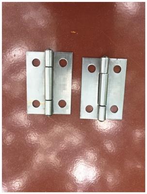 China Wooden Case Commercial Metal Door Hinges Anti Rust Oil Painting Unpolished Silver Color for sale