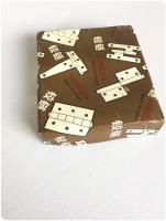 China 2 Hole 0.7mm Thickness Cast Iron Gate Hinges Smooth Surface Treatment for sale
