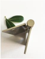 China Steel Circle Stainless Steel Ball Bearing Hinges Bright Brass Plated 3.0mm Thickness for sale