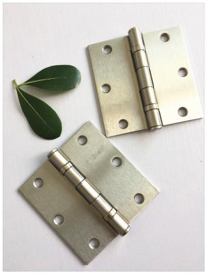 China Two Ball Ball Bearing Hinges For Interior Doors Satin Nickel Steel High Durability for sale