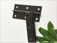 China Brown Color Heavy Duty Gate Hinges Fixed Pin Water Proof Small Size for sale