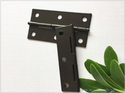 China Brown Color Heavy Duty Gate Hinges Fixed Pin Water Proof Small Size for sale