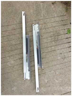 China Anti Rust Under Desk Drawer Runners High Performance Foldable Water Proof for sale