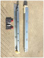 China Heavy Duty Undermount Soft Close Drawer Slides Single Extension Galvanized for sale
