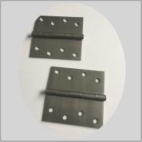 China Unpolished Square Metal Door Hinges Commercial Door Hardware Durable for sale