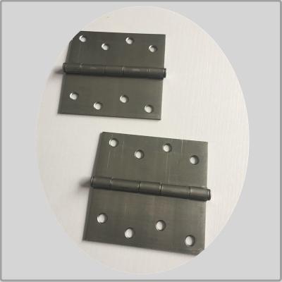 China Unpolished Square Metal Door Hinges Commercial Door Hardware Durable for sale