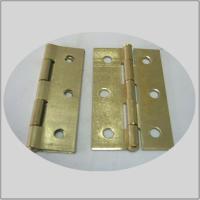 China Normal Electric Bass Cast Iron Door Hinges Fixed Pin Bright Brass Color for sale