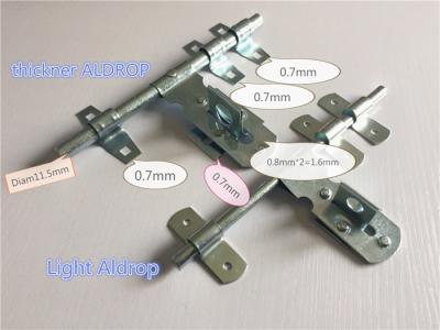 China Lightweight Door Bolt Latch Bright Brass Plated 10