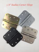 China 5/8 Inch Radius Corner Square Metal Door Hinges For 30-55 Days Delivery for sale