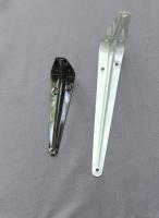 China Super Market Triangle Corner Shelf Bracket For Support TV Grey Color White Color for sale