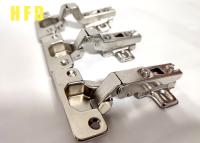China Wardrobe Furniture Hardware Metal Door Hinges Steel Nickel Plated 110 Degree for sale
