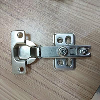 China Full Inset Two Way Metal Self Closing Cabinet Hinges 80G Mirrored for sale