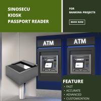 China 2 Seconds Scan Speed USB 2.0 Interface SINOCECU Kiosk Passport Scanner OCR MRZ Reader for sale