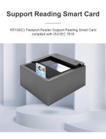China Sinosecu Smart Card Reader Passport Scanner Support for ISO/IEC 7816 Compliant Cards for sale