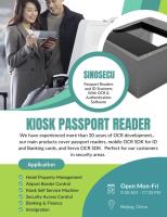China High Speed Kiosk Passport Reader with 500 DPI Resolution and Built-In Scanner for sale