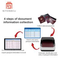 China Sinosecu Travel Agency Passport Data Entry System with Black CMOS Scan Element Type for sale