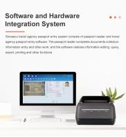 China Passport ID Card and Driving License Reader ICAO 9303 MRZ Decoder with SDK Integration for sale