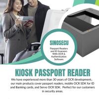 China Professional Airport Kiosk Full Page Passport Reader with RFID Reading Capability for sale