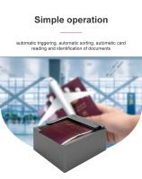 China 1 Second OCR Processing Speed CE FCC Certified Travel Document Scanner for ID Scanning for sale