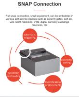 China 1 Second OCR Processing Speed CE FCC Certified Travel Document Scanner for ID Scanning for sale