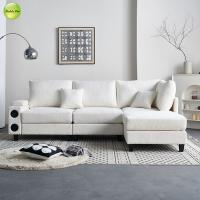 China Modern L - Shaped Sofa with USB Ports:  Spacious, Perfect for Charging & Elevating Home Decor for sale