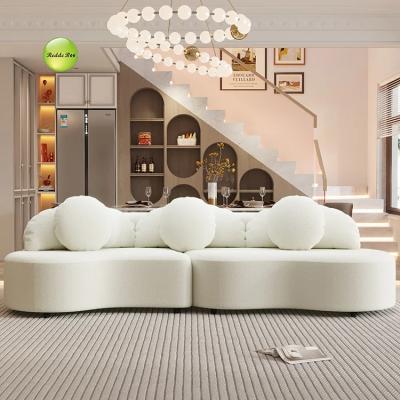 China Teddy Fabric Modular Sectional Corner Sofa Furniture Seating For Hotel for sale